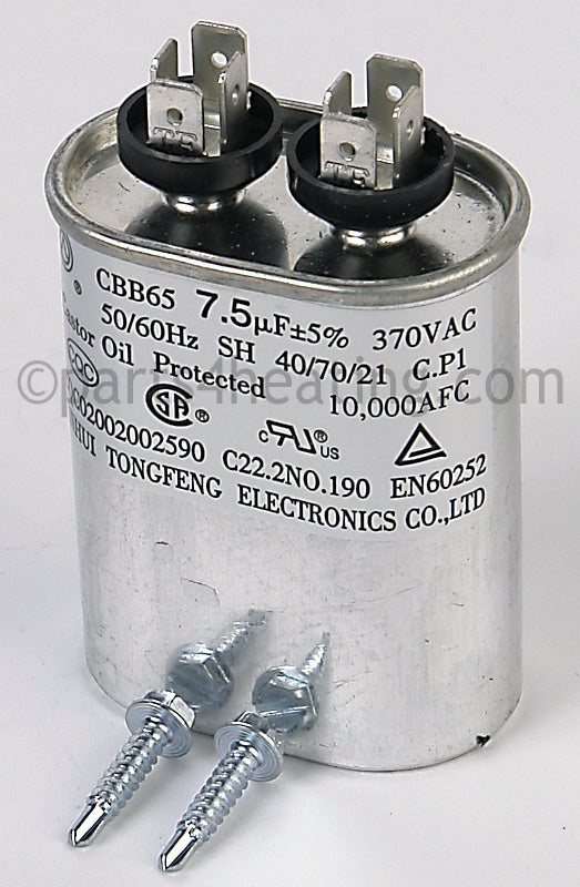 Jandy Capacitor, Fan Motor, 7.5/370 Mfd - Part Number: R3001100 ...